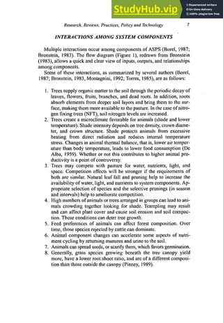 Agrosilvopastoral Systems A Practical Approach Toward Sustainable ...