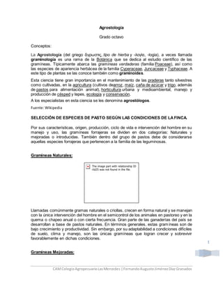 Agrostología CAM | DOCX