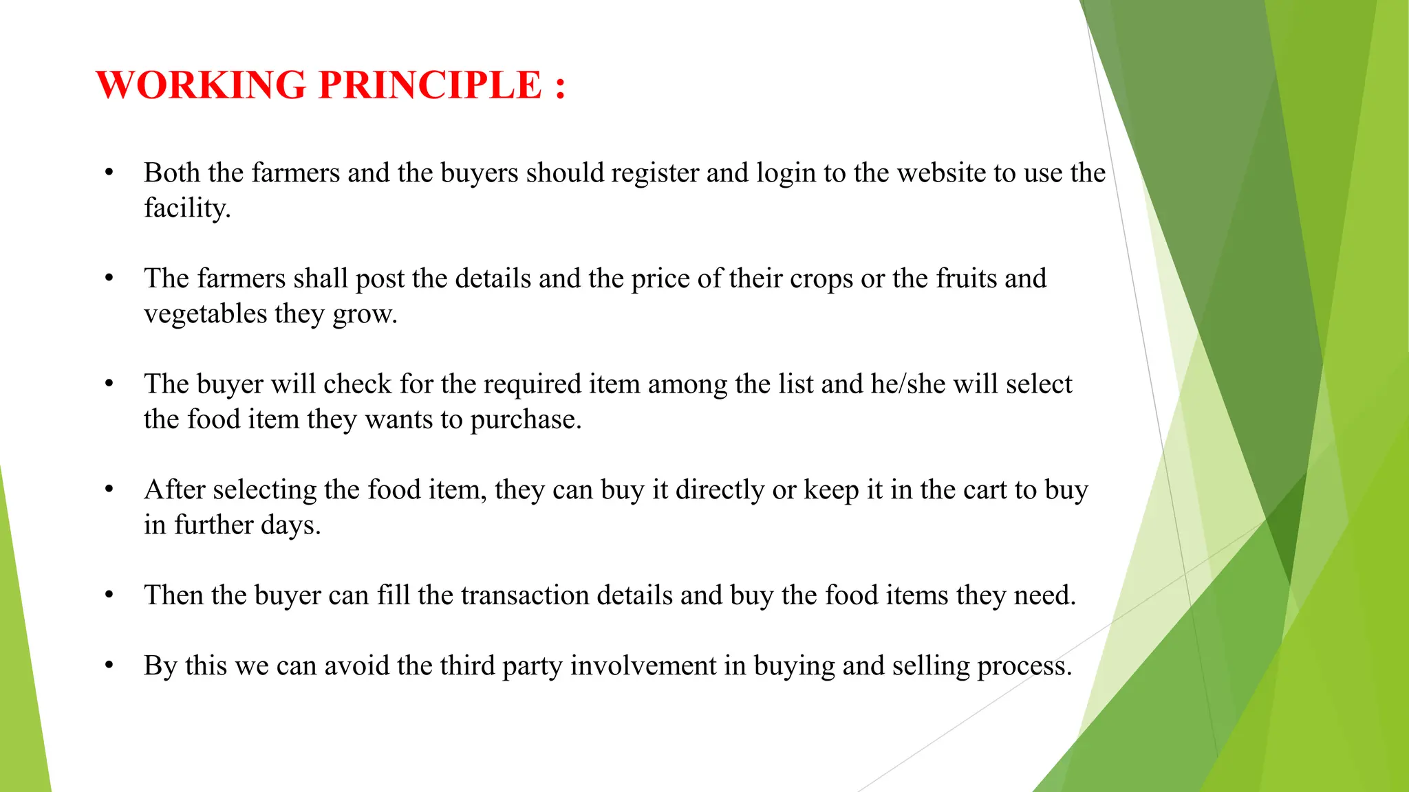 agrotech.pptx an web application to interact with agriculture | PPTX