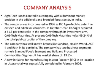 Agro tech foods limited | PPTX