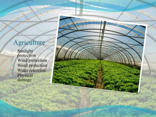 Agrotech (technical textile) | PPTX