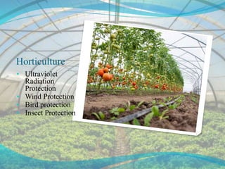 Agrotech (technical textile) | PPTX