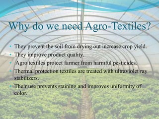 Agrotech (technical textile) | PPTX