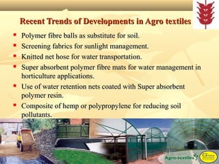 Agrotextiles | PPT