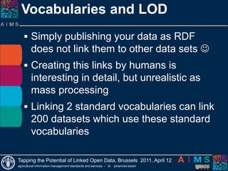 Agrovoc-Linked Open Data | PPT