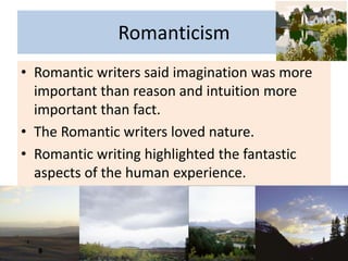 A growing nation american literature 1800 1870 | PPT