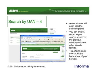 Agrow Intelligence User Guide | PDF