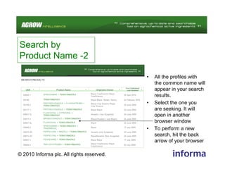 Agrow Intelligence User Guide | PDF