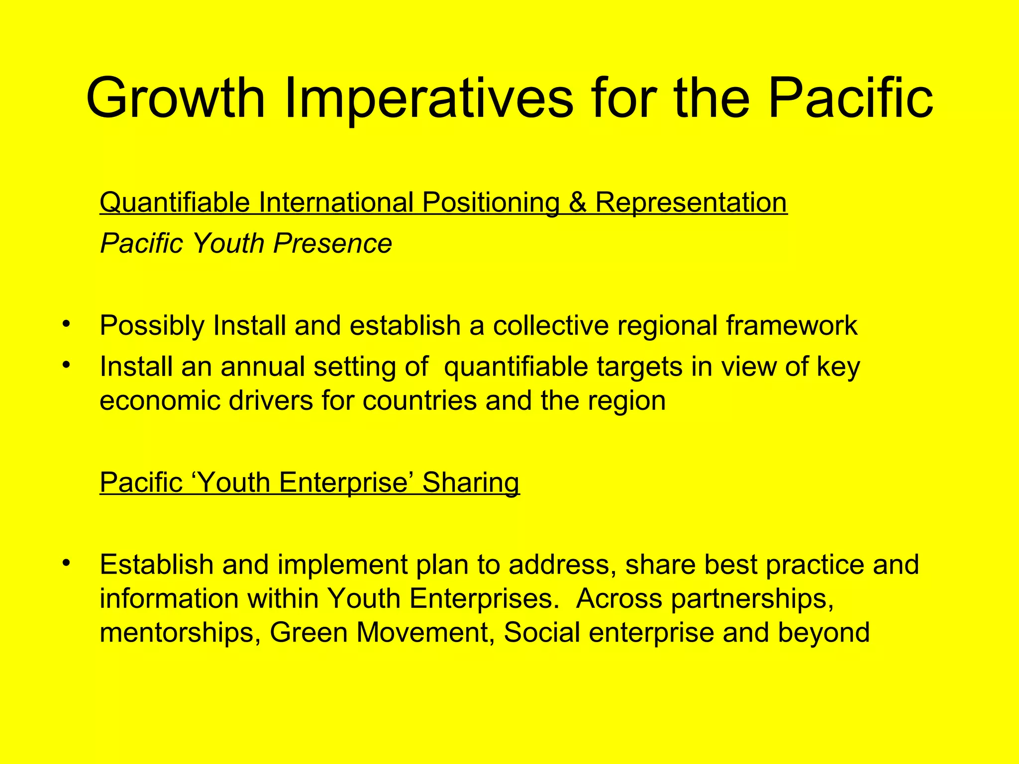A growth imperative for the pacific | PPT