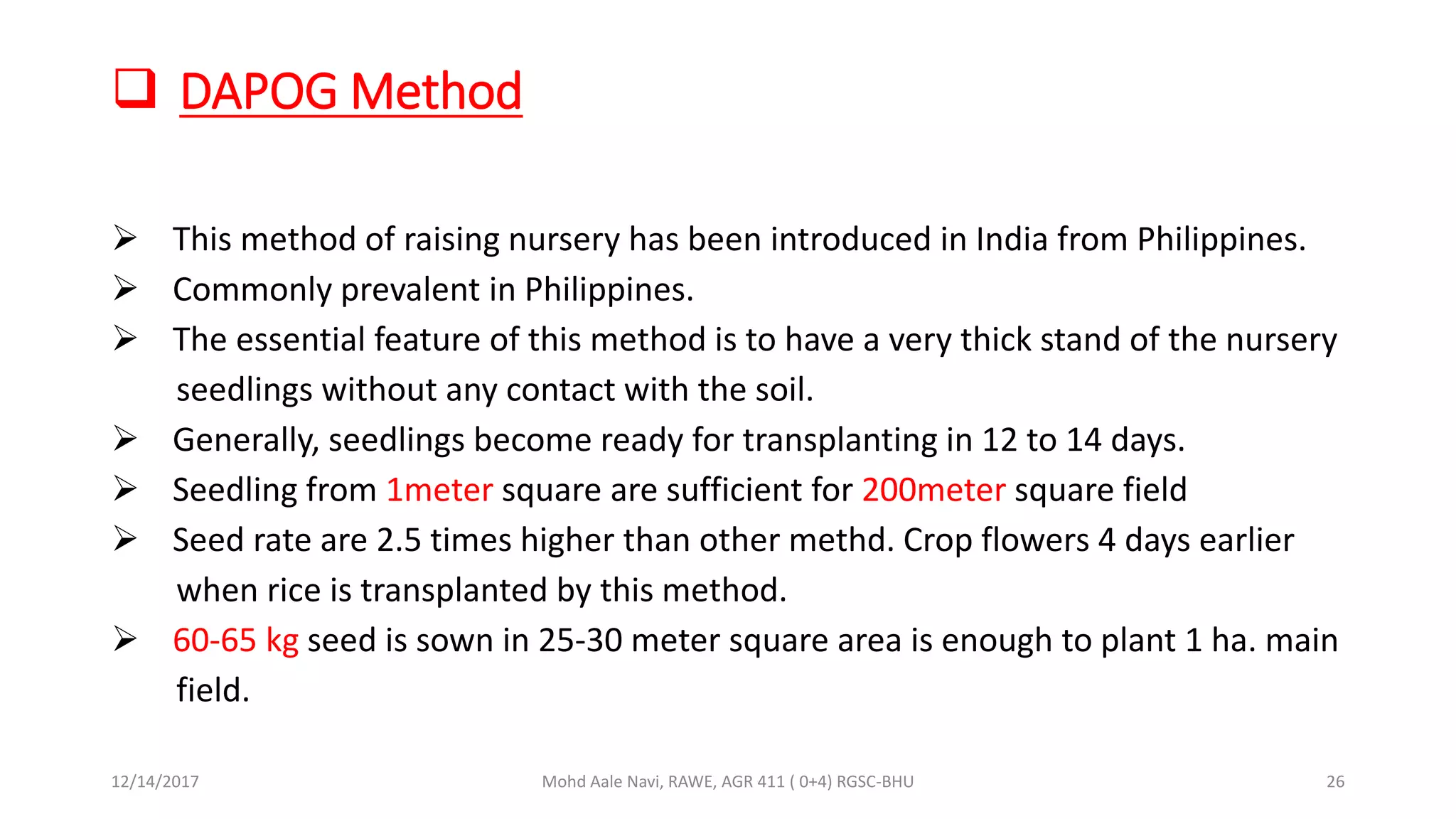 RICE CULTIVATION | PPTX
