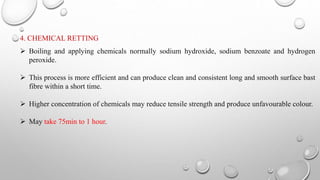 retting in jute and sunnhemp | PPTX