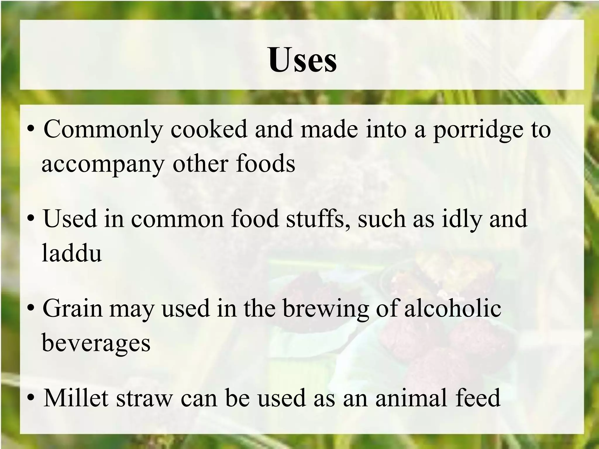 Scope for production of Finger millet (Eleusine coracana L. Gaertn.) | PPTX