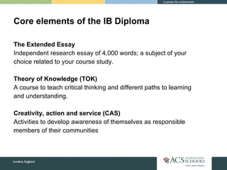 Understanding the IB Diploma | PPT