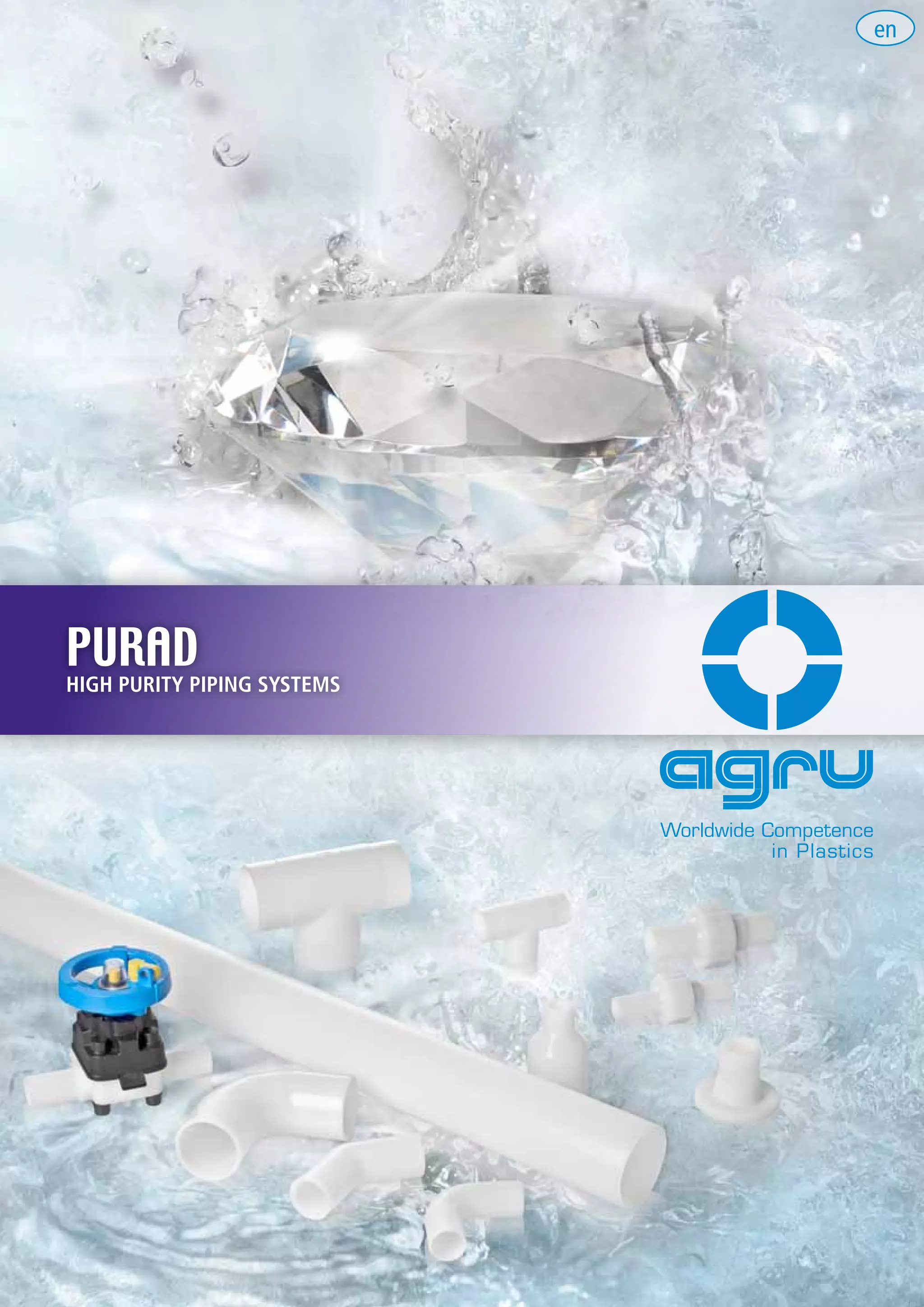 Agru purad high purity piping systems pvdf uhp, pp pure, polypure, ectfe, pvdf vent | PDF