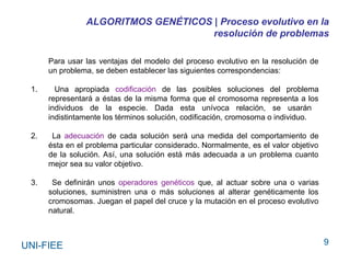 algoritmos genéticos evolución y arquitectura .ppt