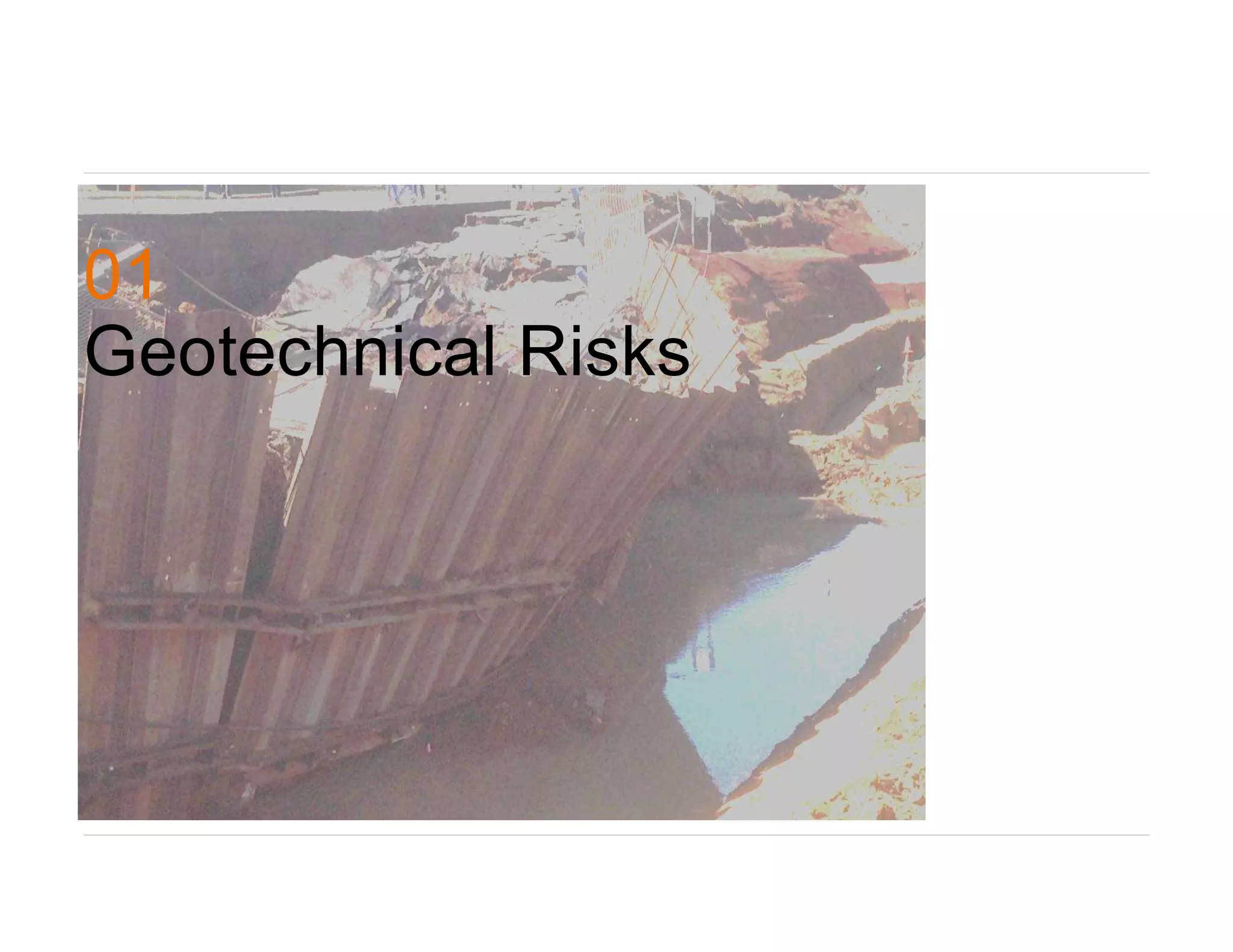The management of geotechnical risk on major infrastructure projects | PDF