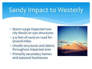 Storm Recovery Following Sandy | PPT