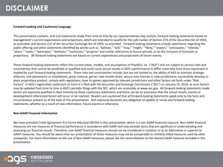 AGS Lender Presentation - January 2018 | PDF