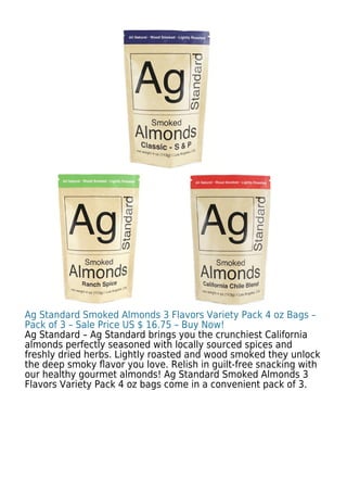 Ag Standard Smoked Almonds | PDF