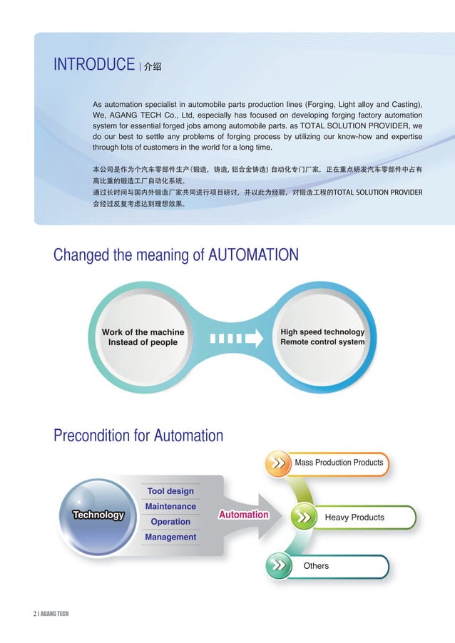 AGANG TECH brochure | PDF | Manufacturing Industry | Industries