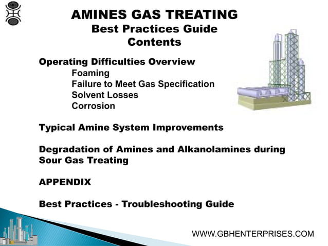 Amine Gas Treating Unit - Best Practices - Troubleshooting Guide | PDF ...