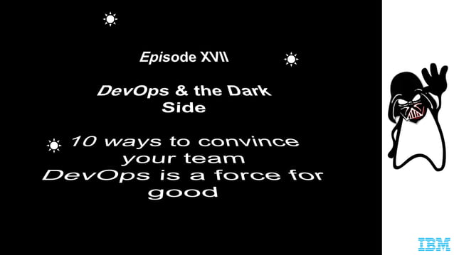 JavaOne 2015 Devops and the Darkside CON6447 | PPT