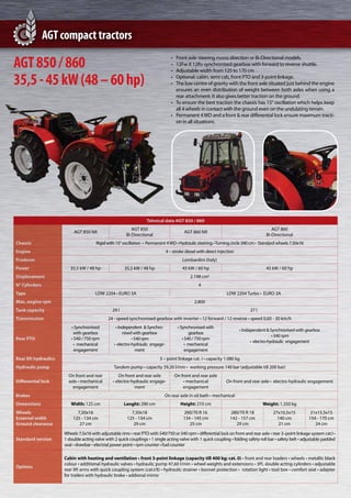 Agt tractor broshure_-_english | PDF
