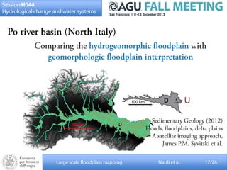 AGU Fall Meeting Conference 2013 (San Francisco, USA) Large scale ...