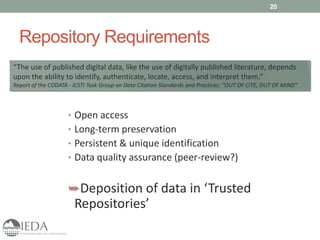 IEDA Data Publication Workshop @AGU | PPT