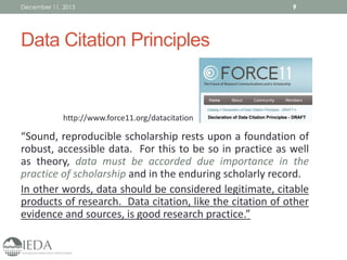 IEDA Data Publication Workshop @AGU | PPT