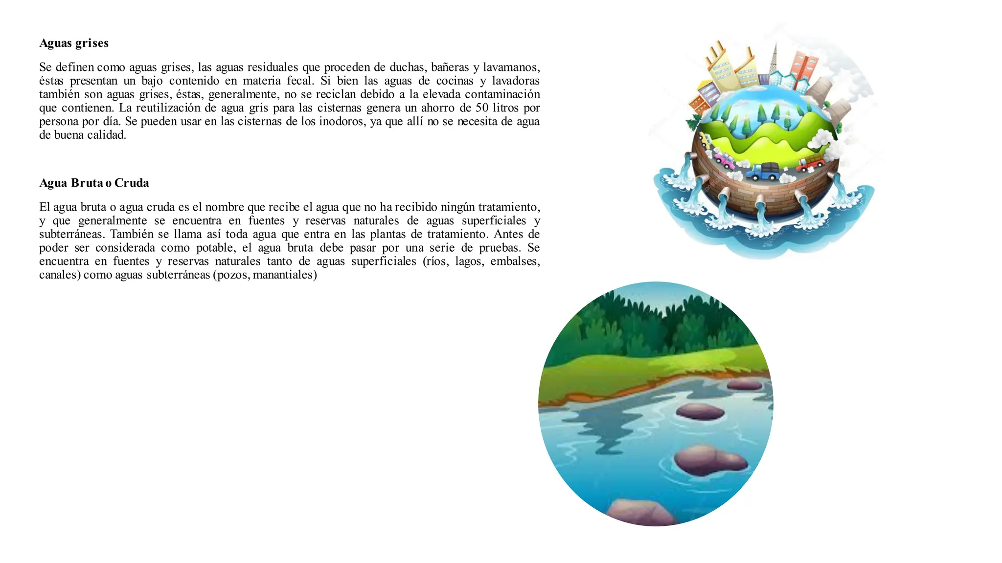 Agua, concepto, características, tipos de agua. | PDF