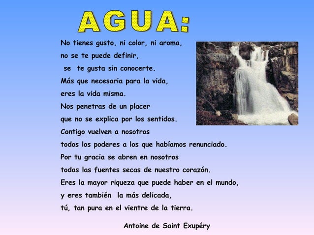 Agua Es Vida | PPT