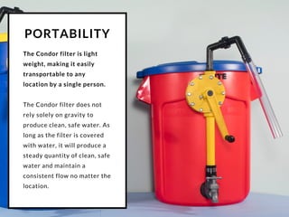 Introducing The Agua Munda Condor Filter. Explore our innovative ...