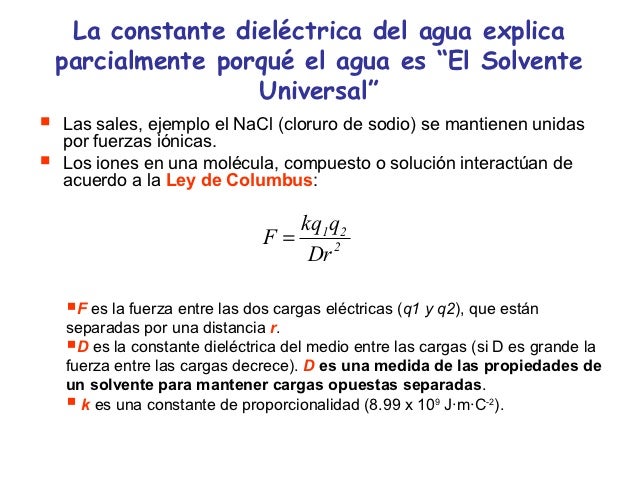 Por Que El Agua Es Un Solvente Universal - abstractor