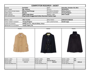 Arlene Guerra Tech Pack Cape | PPT