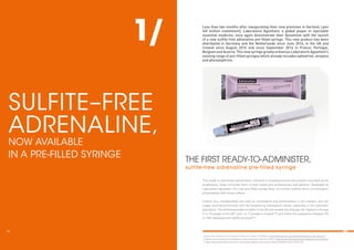 Aguettant launches the first Sulfite Free EPINEPHRINE plastic Pre ...