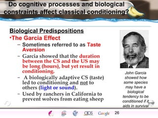 John Garcia Taste Aversion