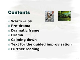 A Guided Improvisation, lesson plan DIVADELNÉ TECHNIKY.ppt