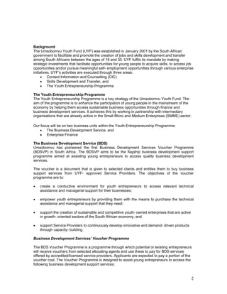 A guide for business finance at umsobomvu | PDF