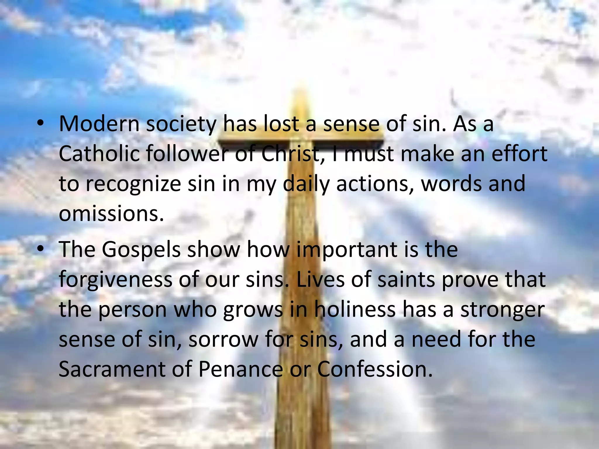 A guide for confession | PPTX