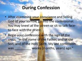 A guide for confession | PPTX