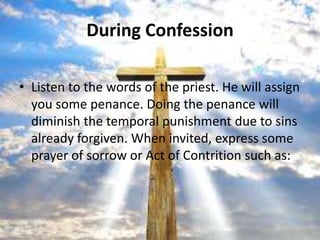 A guide for confession | PPTX