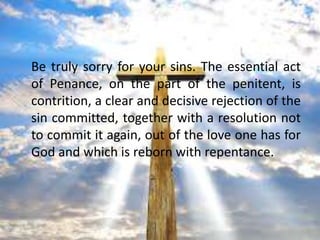 A guide for confession | PPTX