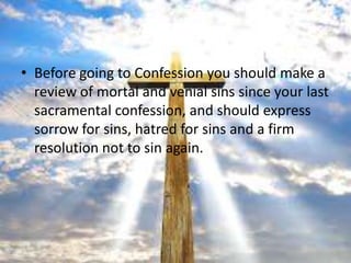 A guide for confession | PPTX