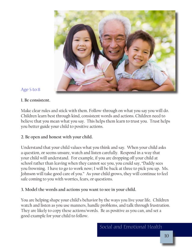 Social Emotional Health: A Guide for Families with Children Birth to ...