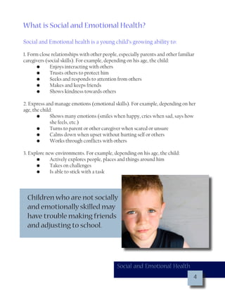 Social Emotional Health: A Guide for Families with Children Birth to ...