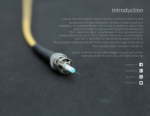A guide for fiber optic terminations, beyondtech | PDF | Needlework ...