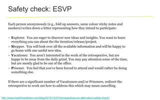 A Guide for Preparing and Facilitating Retrospectives | PPTX