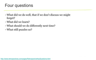 A Guide for Preparing and Facilitating Retrospectives | PPTX