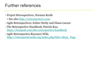 A Guide for Preparing and Facilitating Retrospectives | PPTX